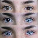 Illustration Spiral SFX Contacts – Black & White Hypnotic Lenses for ...