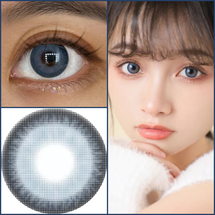 Kazzue Absolute Blue Color Contacts Ohmykitty Natural