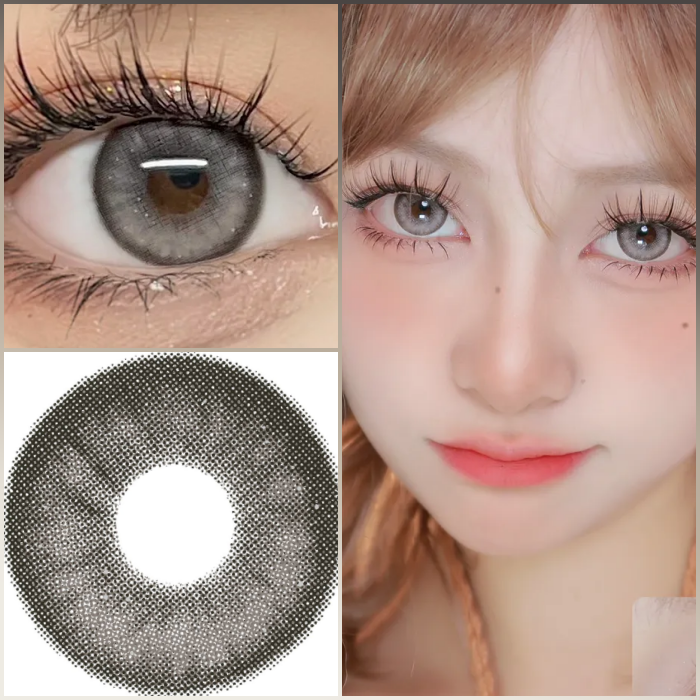 Glimmer Silver Contact Lenses