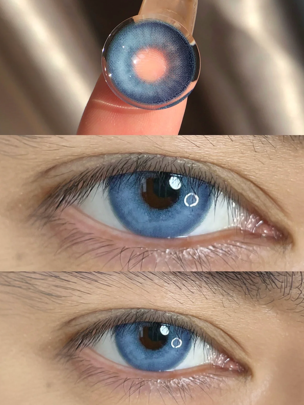 Dark Mermaid Blue contacts – Natural, High Opacity for Cosplay & Daily