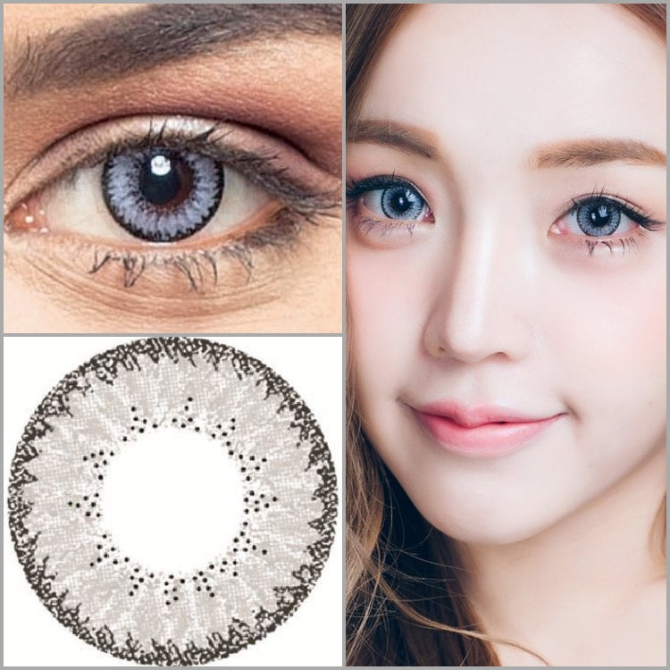 Fay Gray Contact Lenses | Pastel Gray 14.5mm | Soft & Sweet Daily Style