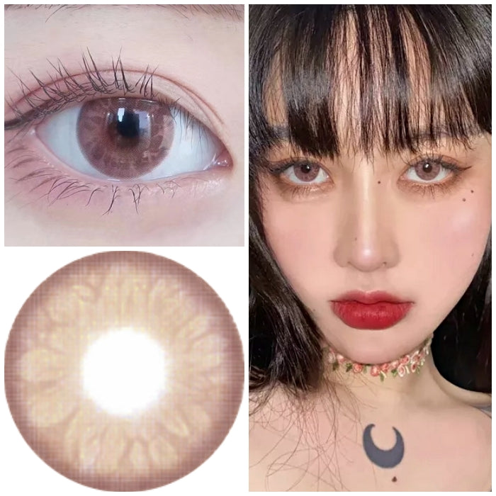 Jewel Crystal Pink Contacts – Soft Pastel Pink Natural Lenses