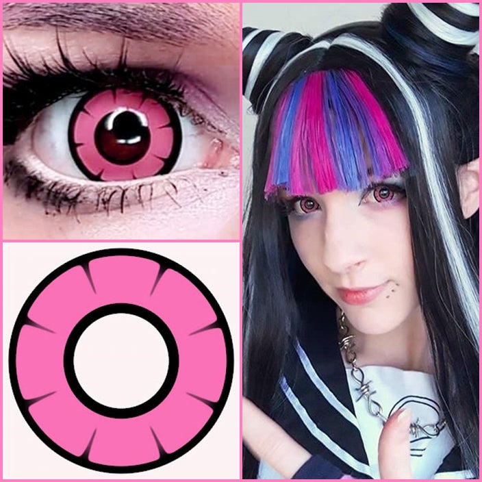 Twilight Pink Cosplay Contacts – Bright Pink 16mm Anime Lenses